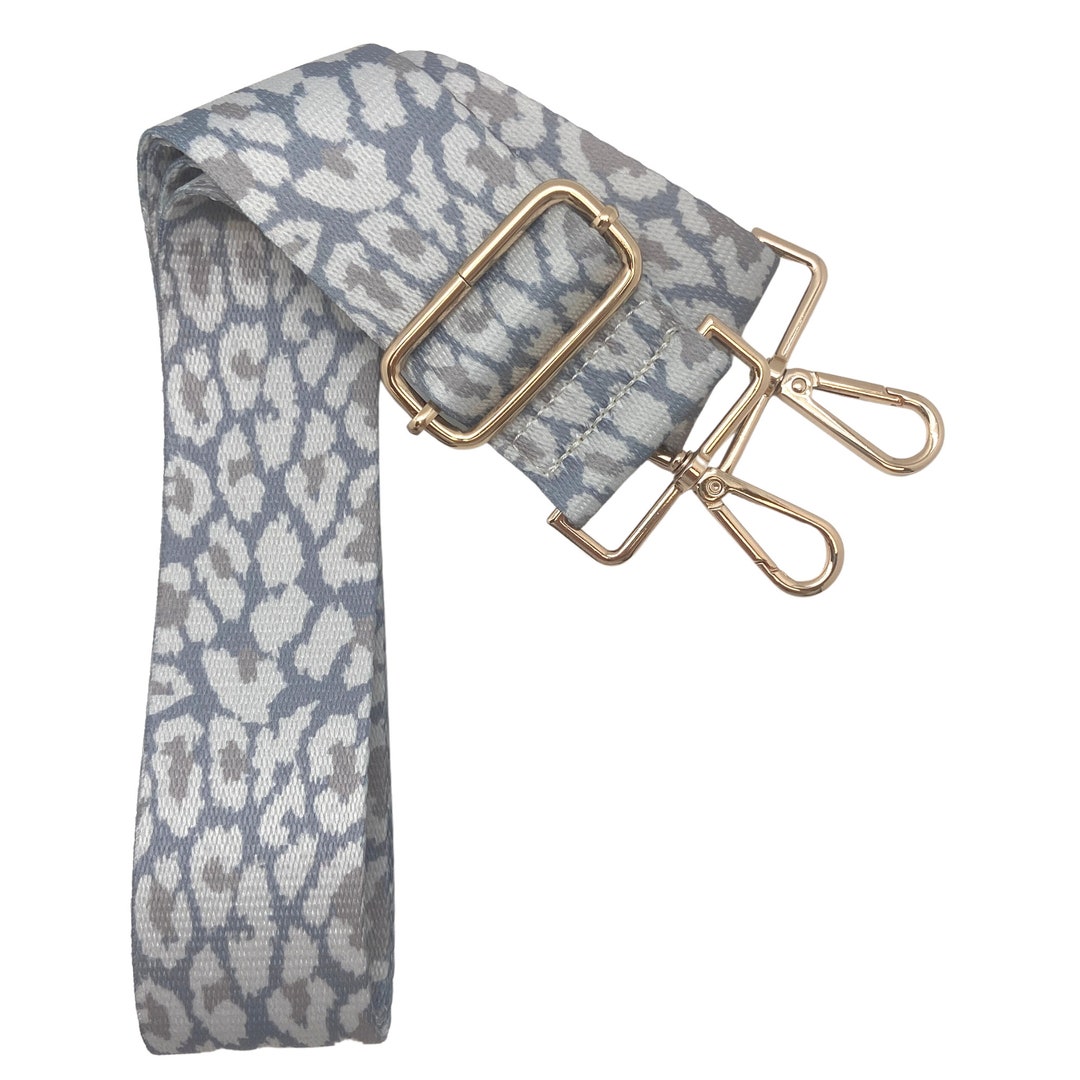 Ivory Leopard Purse Strap | Game Day | Crossbody | Guitar | Messenger ...