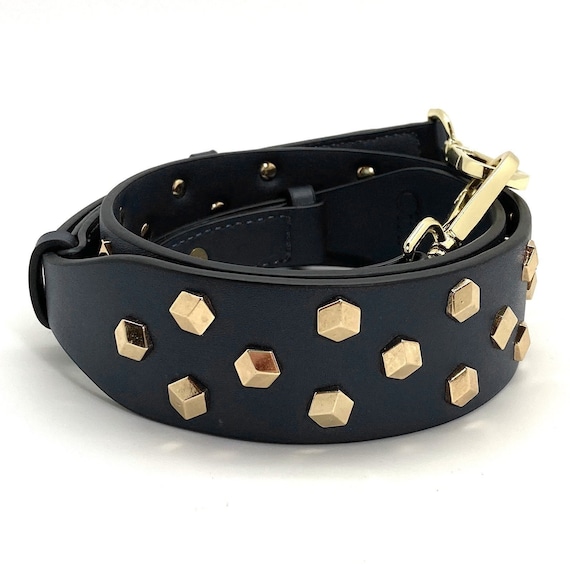 Black Purse Strap With Rivets - Etsy