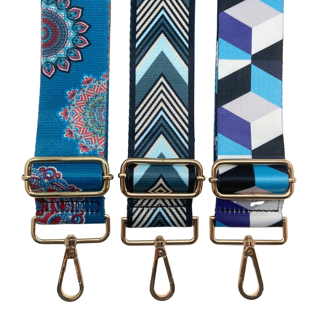 Blue Woven/ribbon Purse Straps | Game Day | Crossbody | Guitar ...