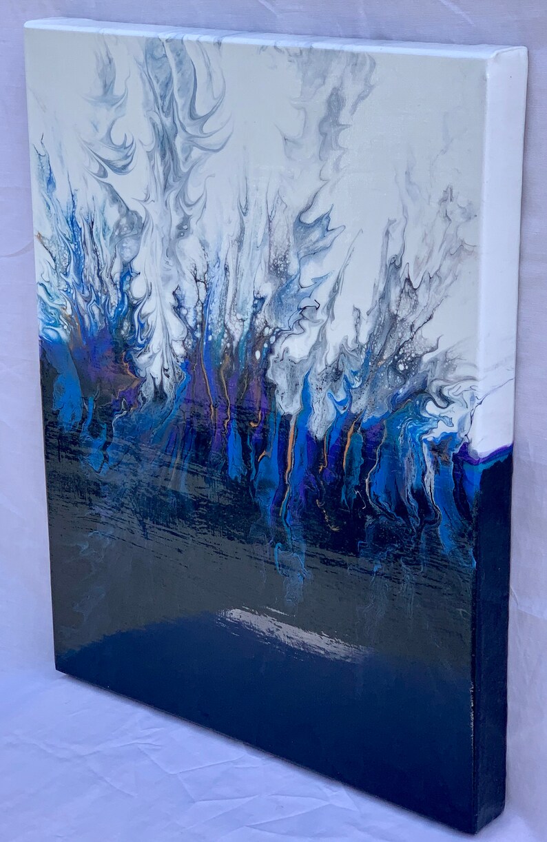 Acrylic Pour Split Color - Etsy