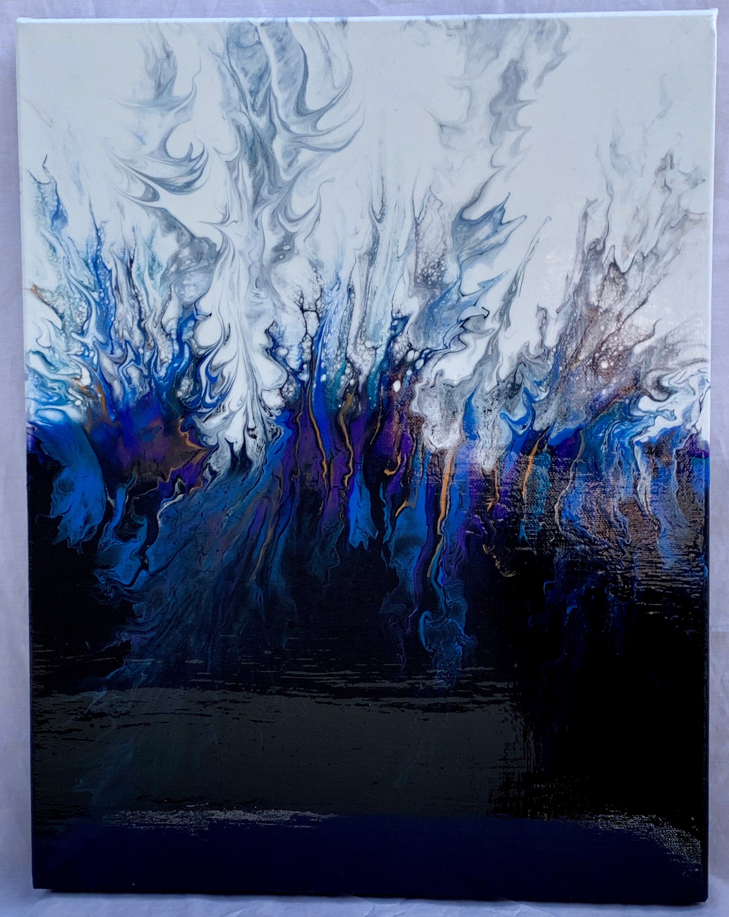 Acrylic Pour Split Color - Etsy