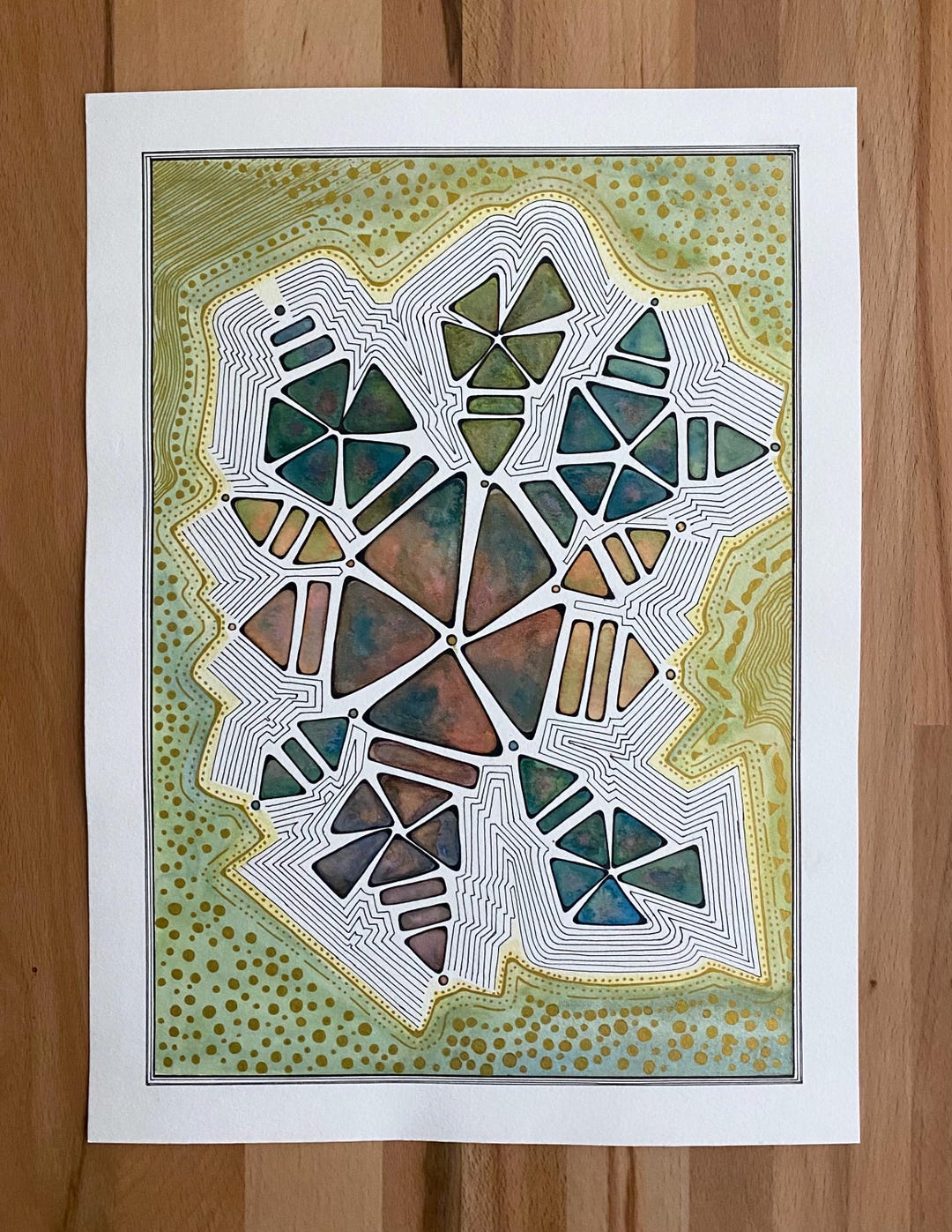 Giclée Art Print- “citadel”- Archival Print of Original Watercolor Art ...