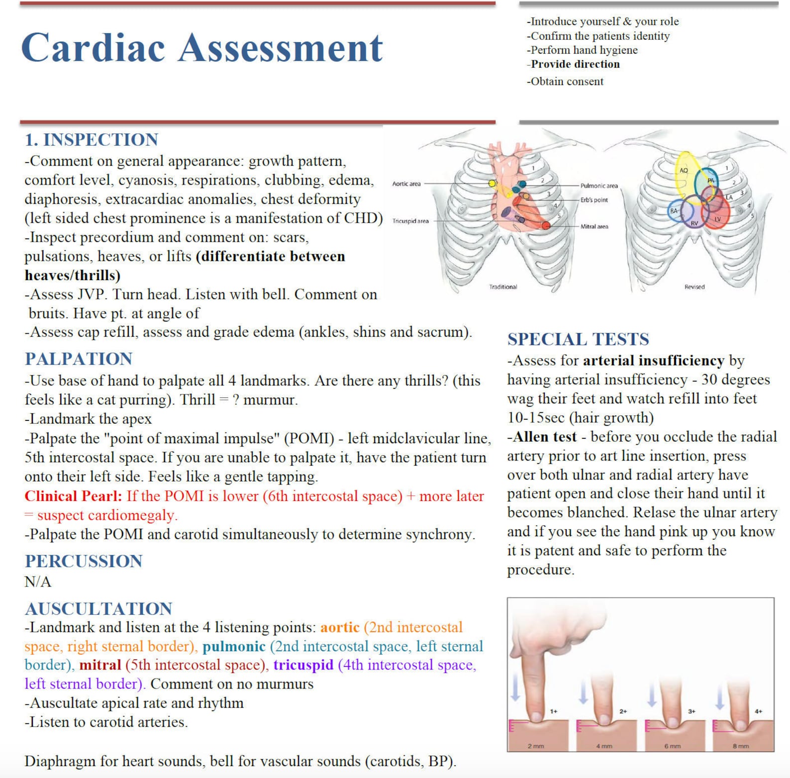 Cardiac Assessment Cheat Sheet - Etsy Australia