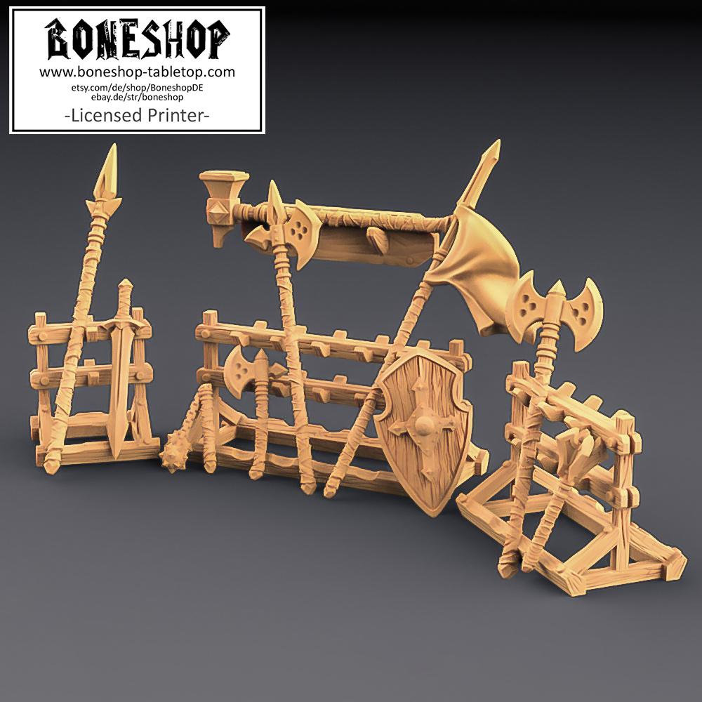 Human Fighters Guild weapons Racks Artisan Guild - Etsy UK