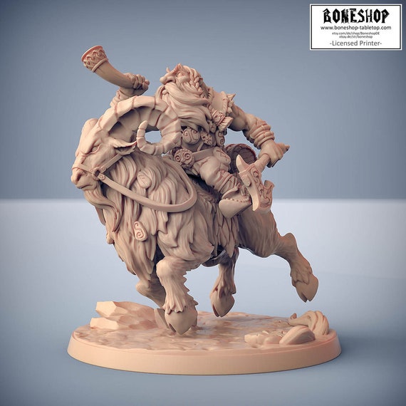 Dwarfs of Skutagaard dwarven Ram Rider A 28 Mm-35 - Etsy