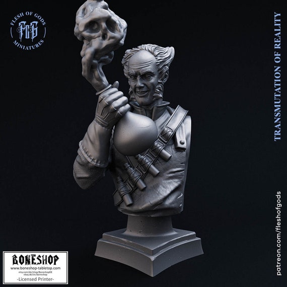 Reality Transmutation male Human Alchemist Bust 28 - Etsy