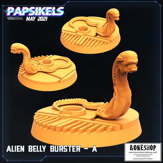 Aliens Vs Humans belly Burster A 28 Mm 35 Mm - Etsy