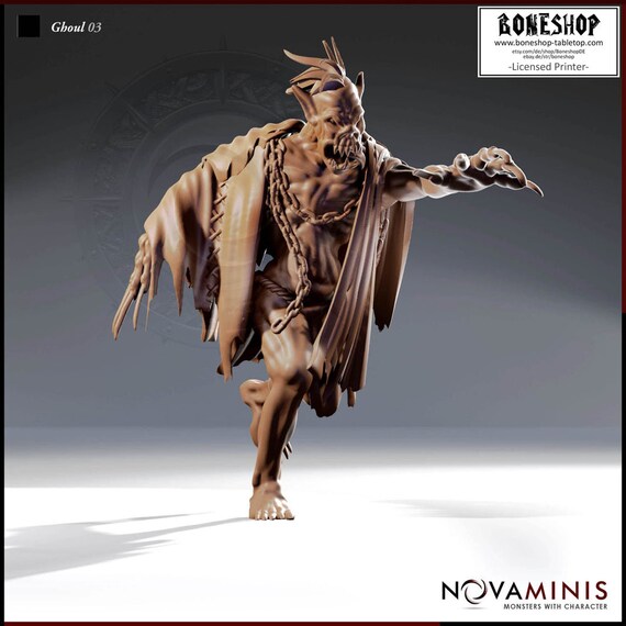 Ravenous Ghouls ghoul 3 28 Mm Dnd RPG - Etsy
