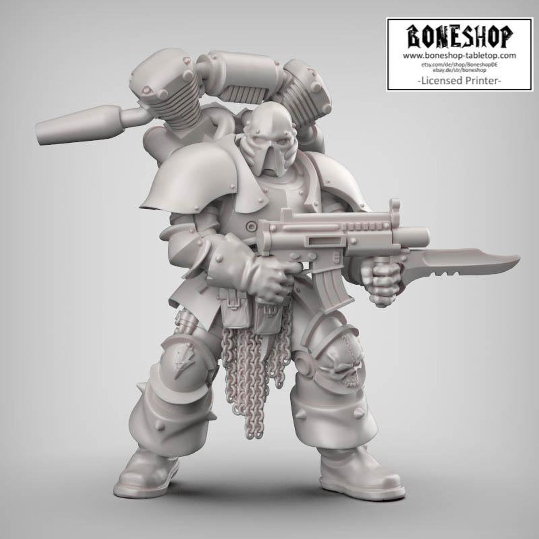Heretic storm Lord V1 28 Mm-35 Mm Dnd RPG Tabletop Boneshop - Etsy