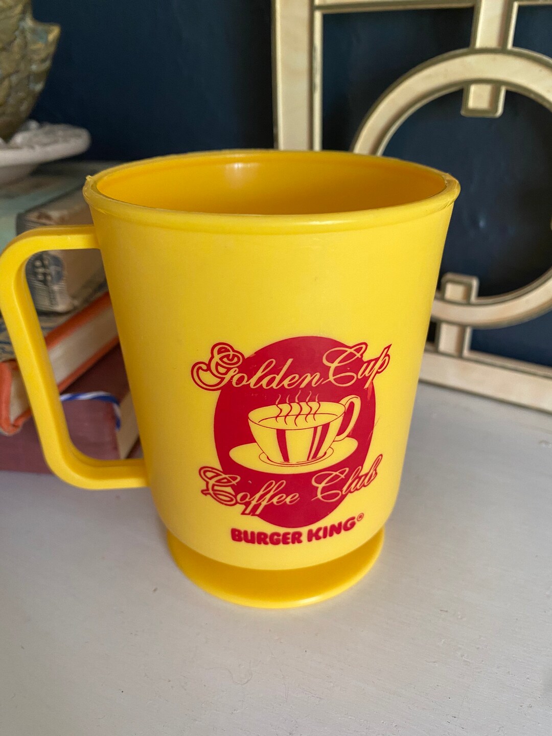 Vintage Burger King Golden Cup Coffee Club Travel Mug - Etsy
