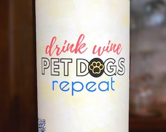Pet Wine Label - Etsy