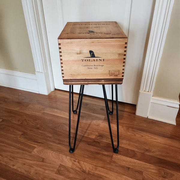 Wooden Wine Crate - Etsy