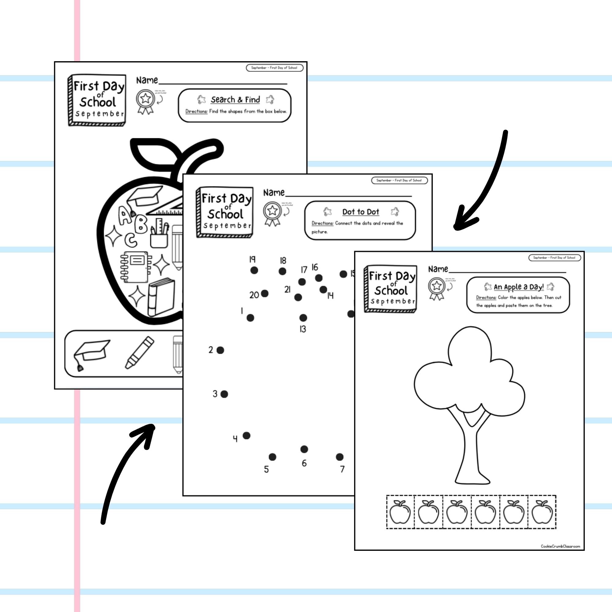 Preschool Theme - September First Day of School, Back to School ...