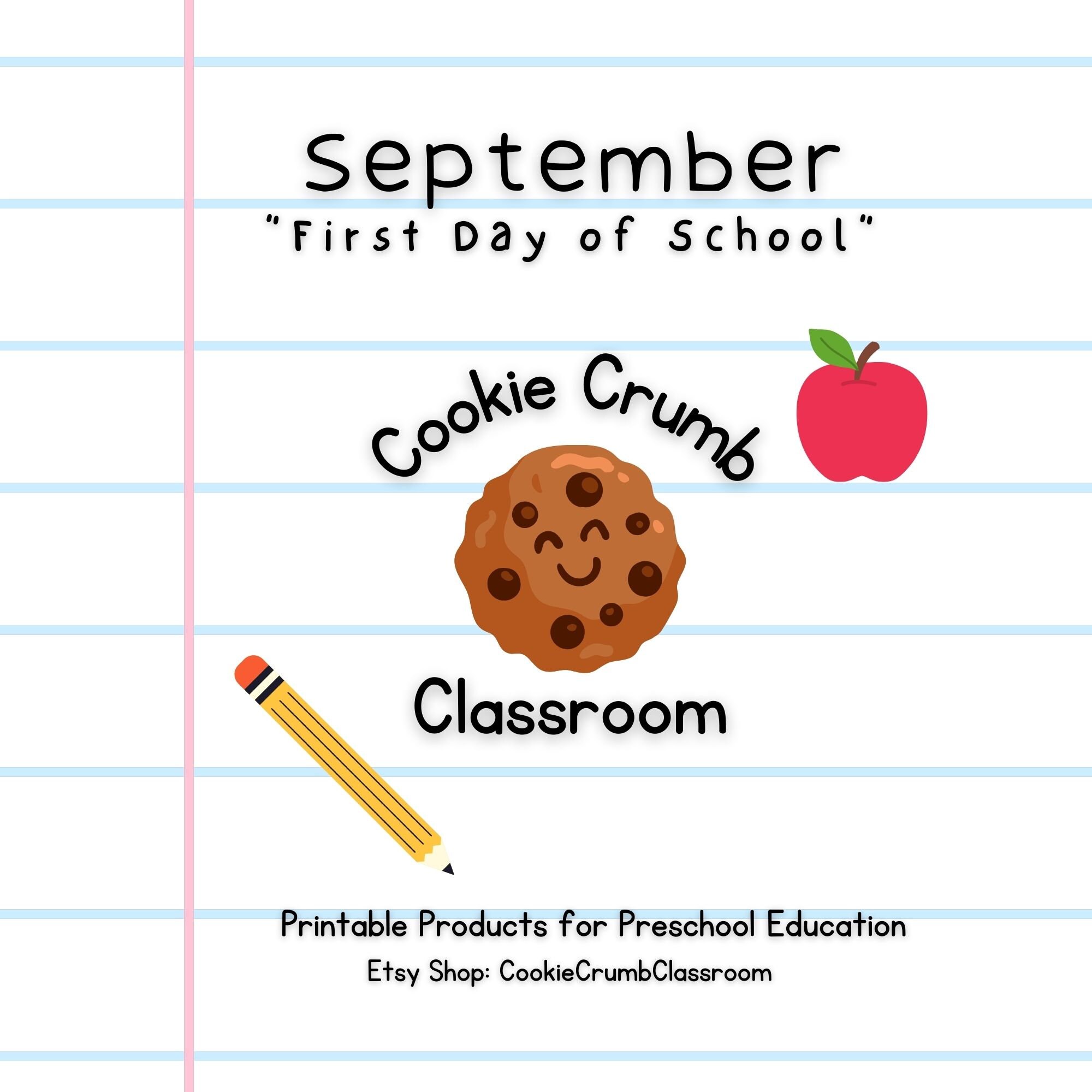 Preschool Theme - September First Day of School, Back to School ...
