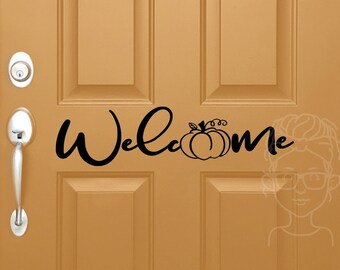 Happy Fall Door Decal Door Decals Door Stickers Door Decal Front Door ...
