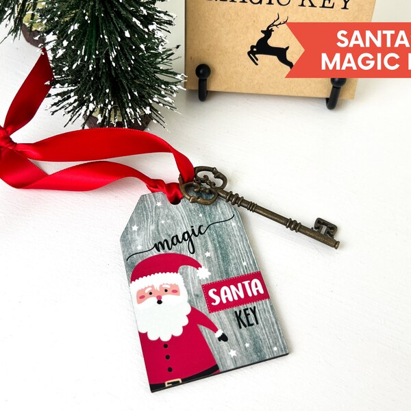 Santa Key - Etsy