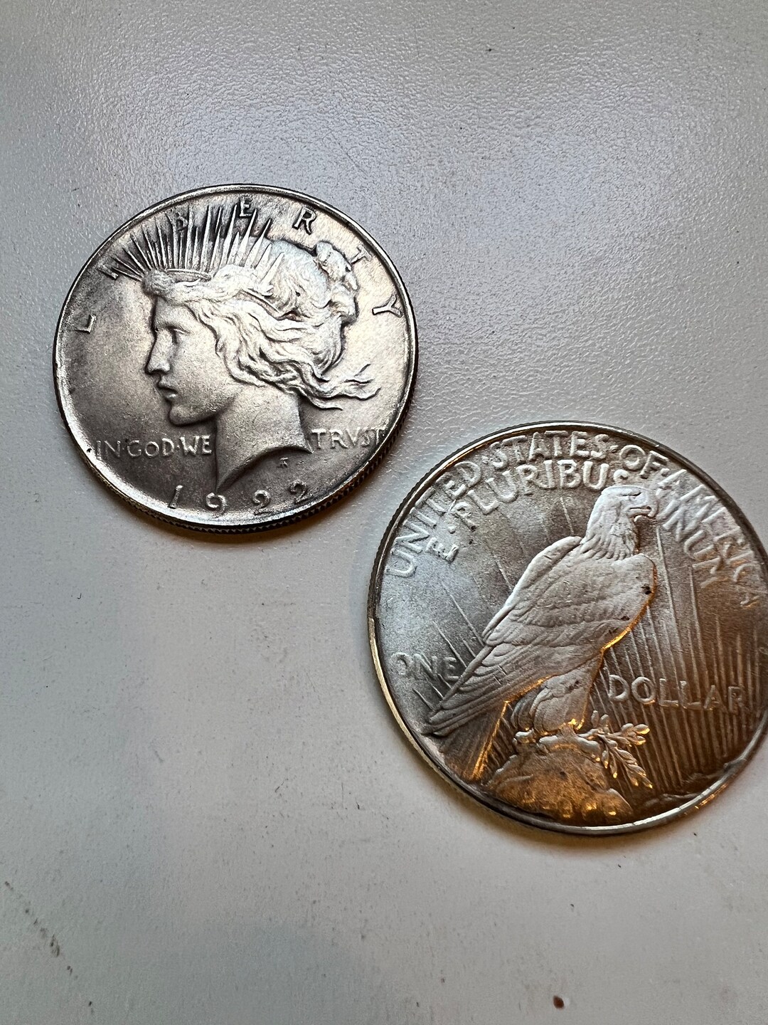 Double Headed & Double Tails Peace Dollar Set - Etsy