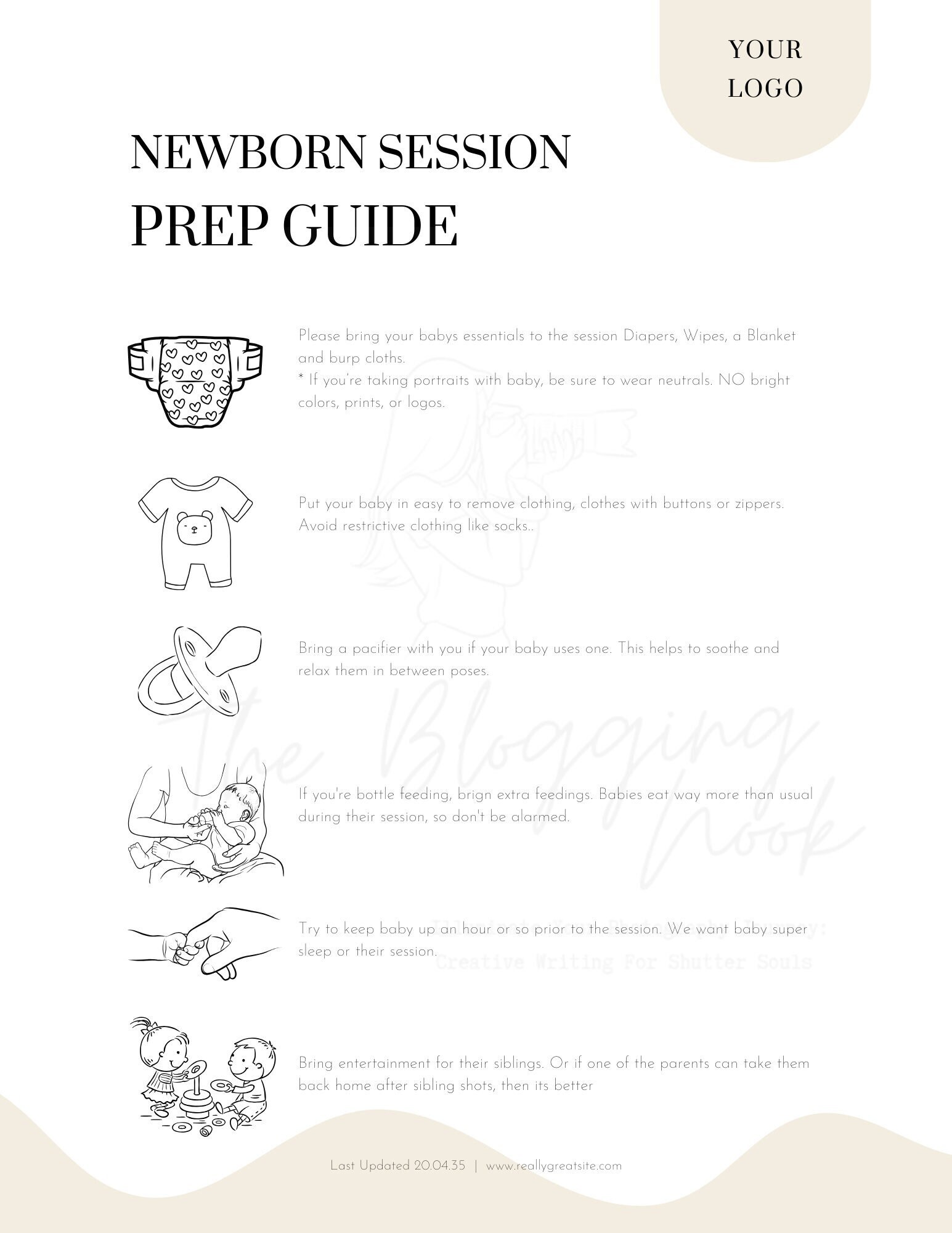 Newborn Session Prep Guide - Etsy