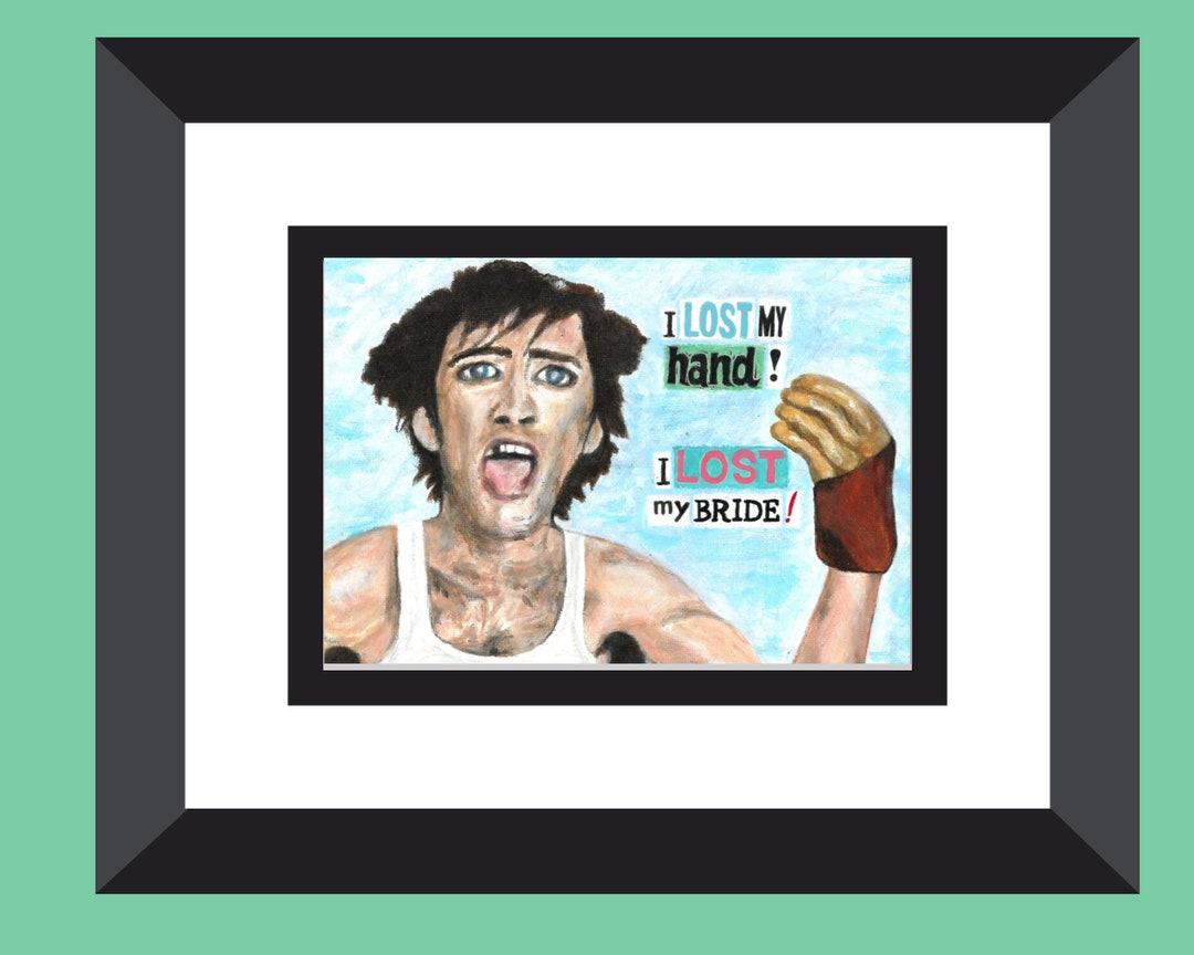 I Lost My Hand Moonstruck Art Nicolas Cage Rom Com Movie - Etsy UK
