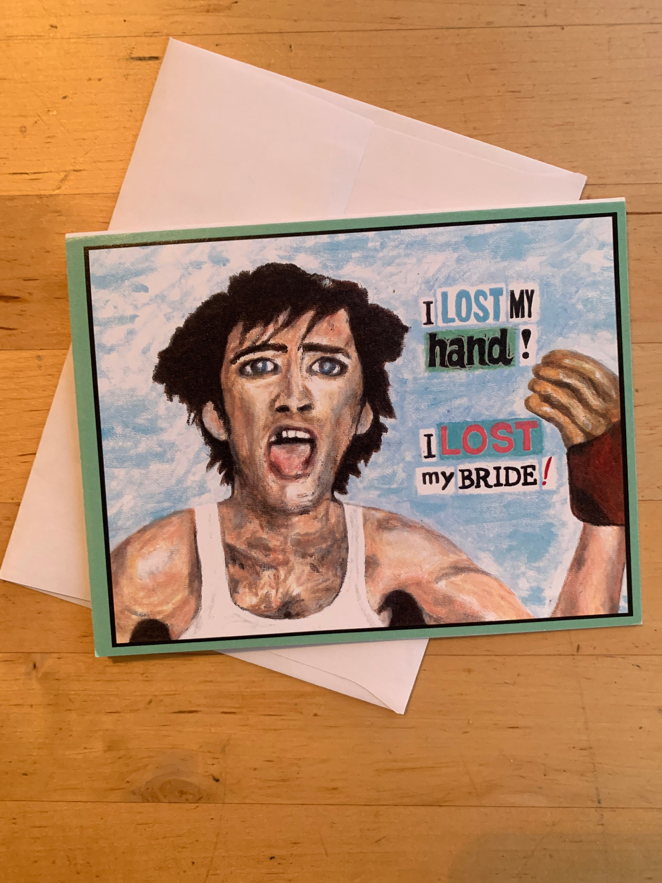 I Lost My Hand Moonstruck Art Nicolas Cage Rom Com Movie - Etsy UK