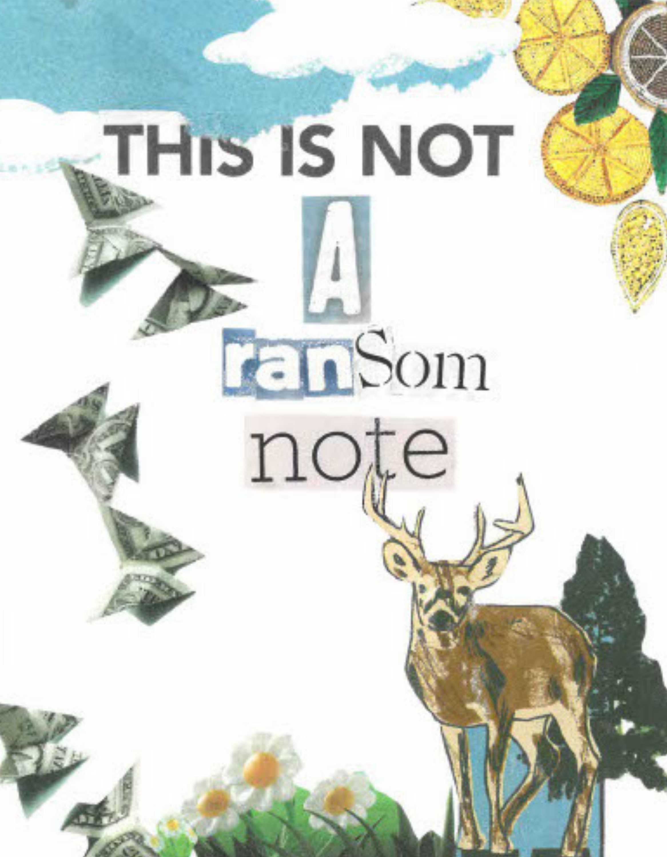 Ransom Note Letter Greeting Card Funny Ransom Blank Note - Etsy