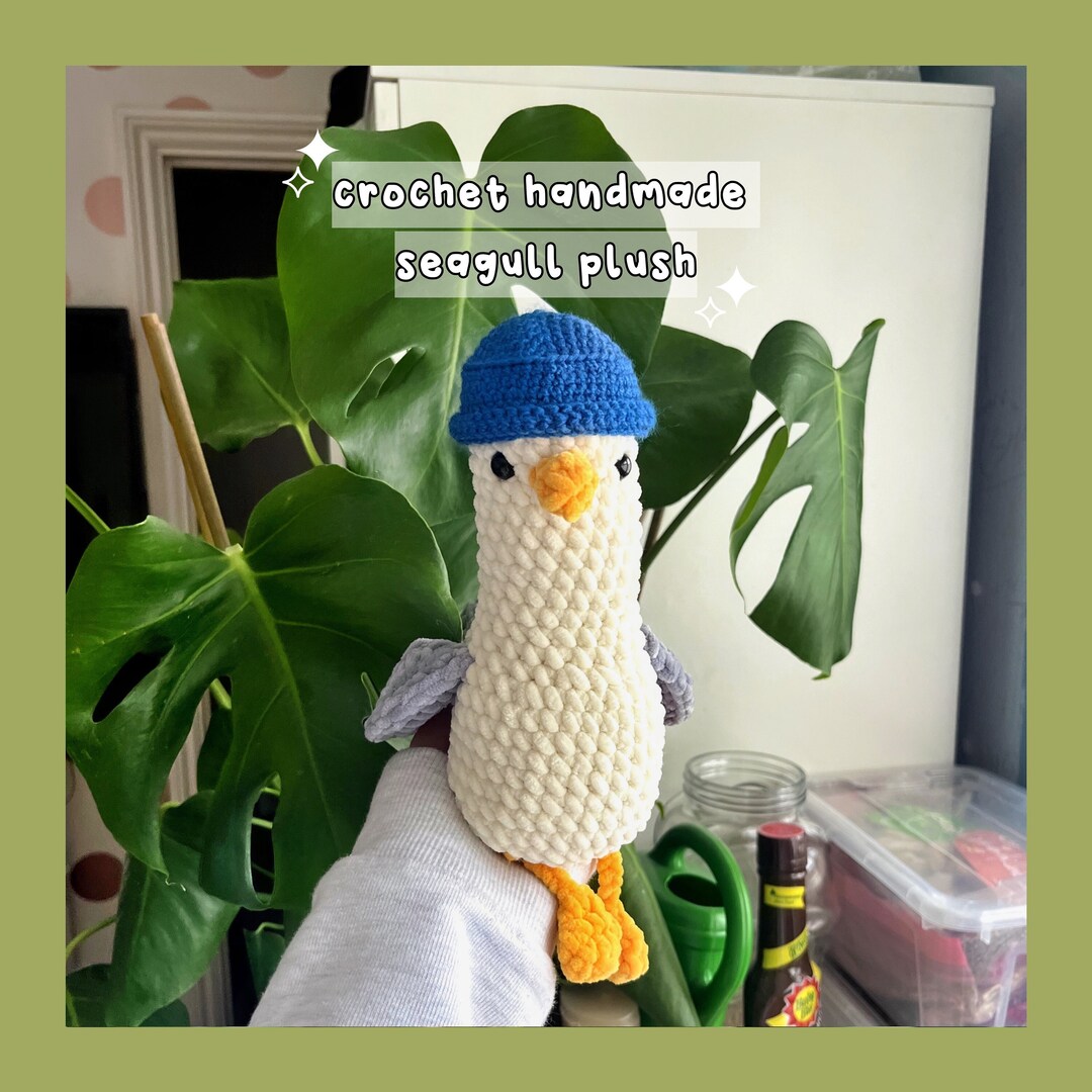 Skye Seagull Plush Seagull Teddy Crochet Plushies Stuffed Animal ...