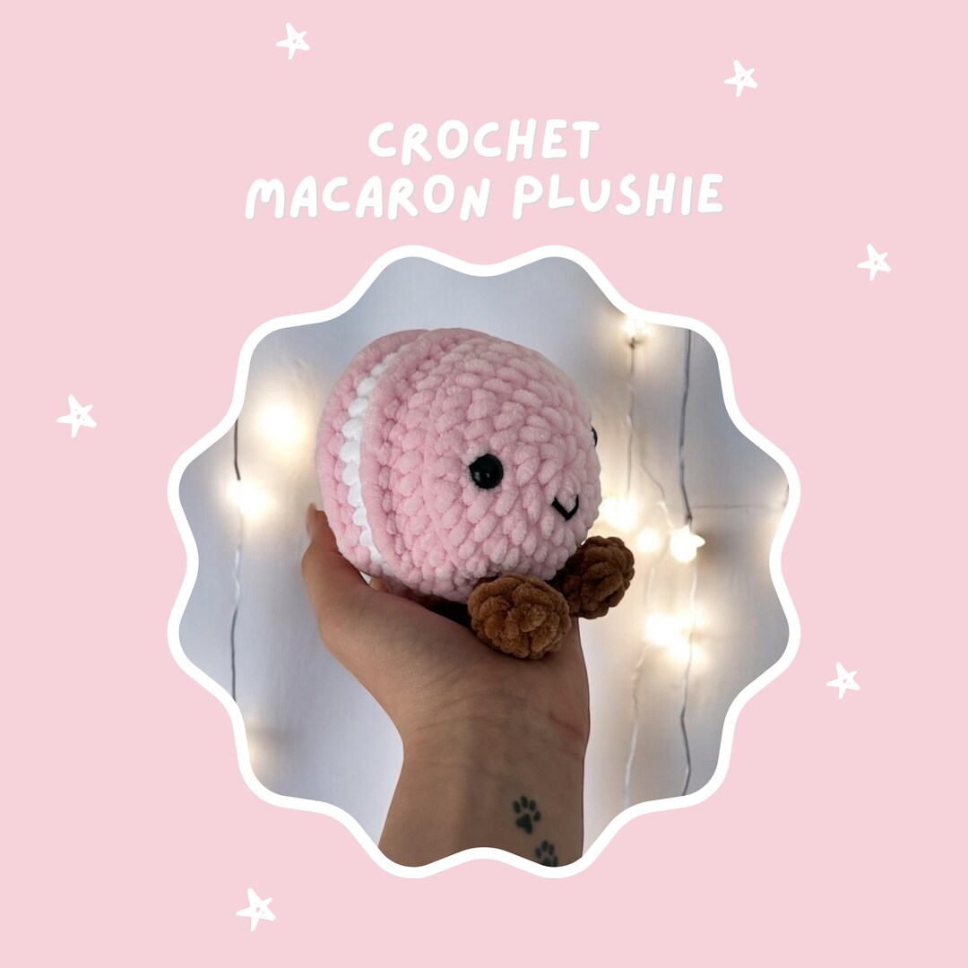 Crochet Macaron Plushies | Food Themed Plushies | Food Stuffed Toy ...