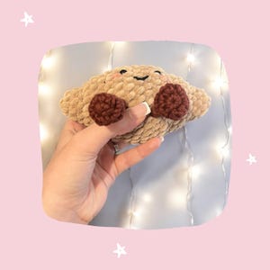 Croissant Plush | Crochet Bakery Themed Plush | Croissant Stuffed Toy ...
