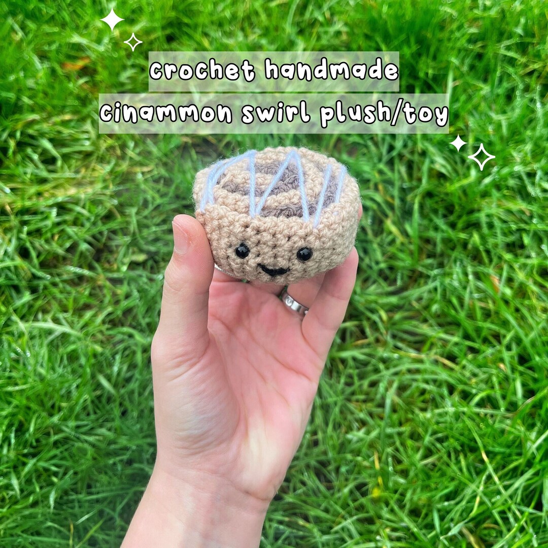 Cinnamon Roll Plush Children's Play Food Kids Pretend Play Handmade ...