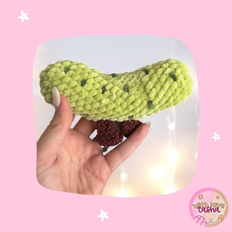 Pickle Plush | Crochet Pickle Plushie | Food Themed Plush | Pickle ...