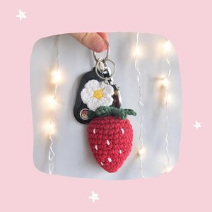 Strawberry Keychain | Strawberry Accessories | Handmade Charm ...