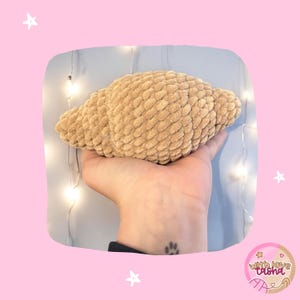 Croissant Plush | Crochet Bakery Themed Plush | Croissant Stuffed Toy ...