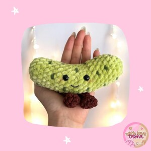 Pickle Plush | Crochet Pickle Plushie | Food Themed Plush | Pickle ...