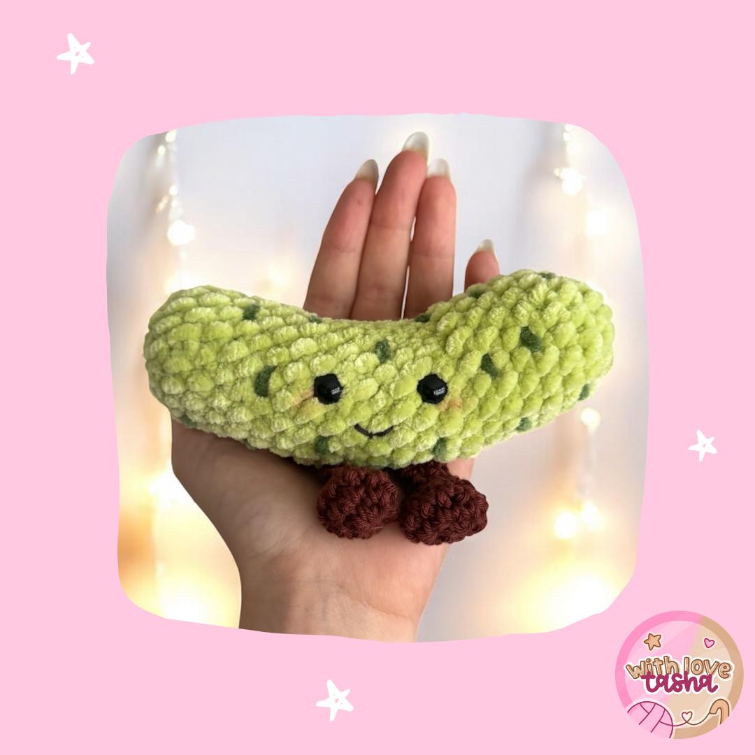 Pickle Plush | Crochet Pickle Plushie | Food Themed Plush | Pickle ...