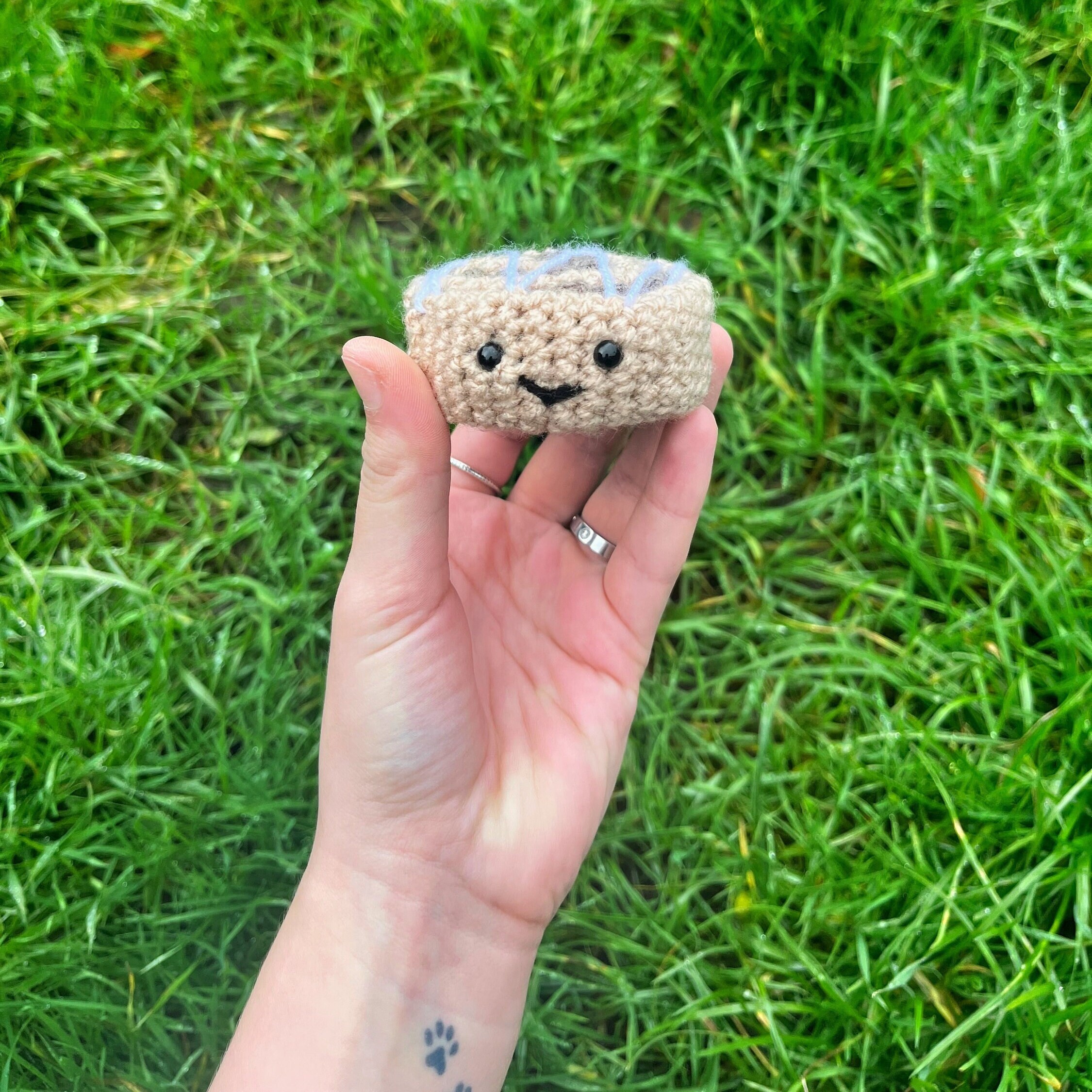 Cinnamon Roll Plush Children's Play Food Kids Pretend Play Handmade ...