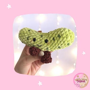 Pickle Plush | Crochet Pickle Plushie | Food Themed Plush | Pickle ...