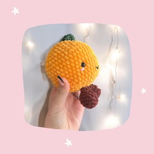 Orange Plush | Food Themed Plushie | Children's Play Food | Amigurumi ...