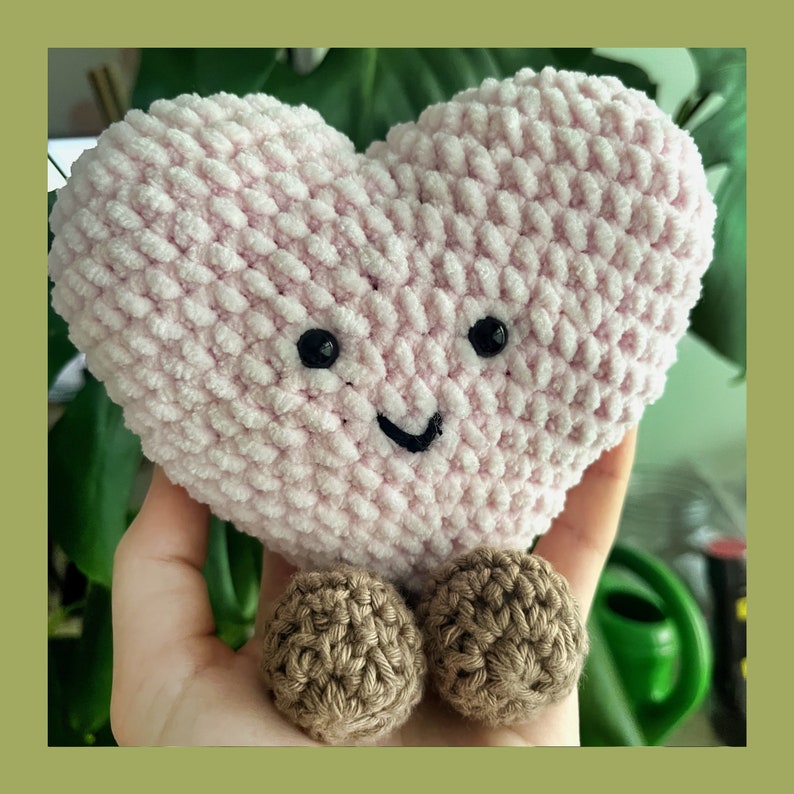 Heart Plush Matching Heart Teddy Matching Teddy Crochet Plushies ...