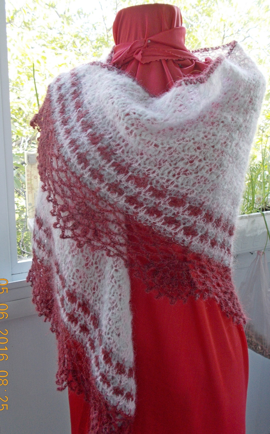 Shawl Tippet Irish Lace Crochet Floral Palantinecrochet Shrug Crochet ...