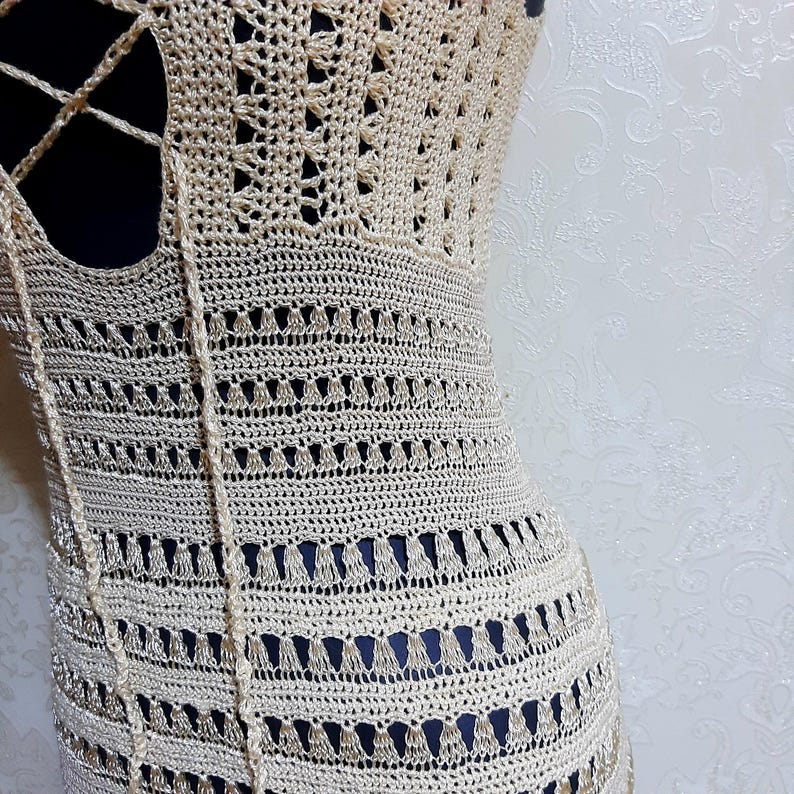 Sundress Summer Openwork Cotton Summer Dress - Etsy