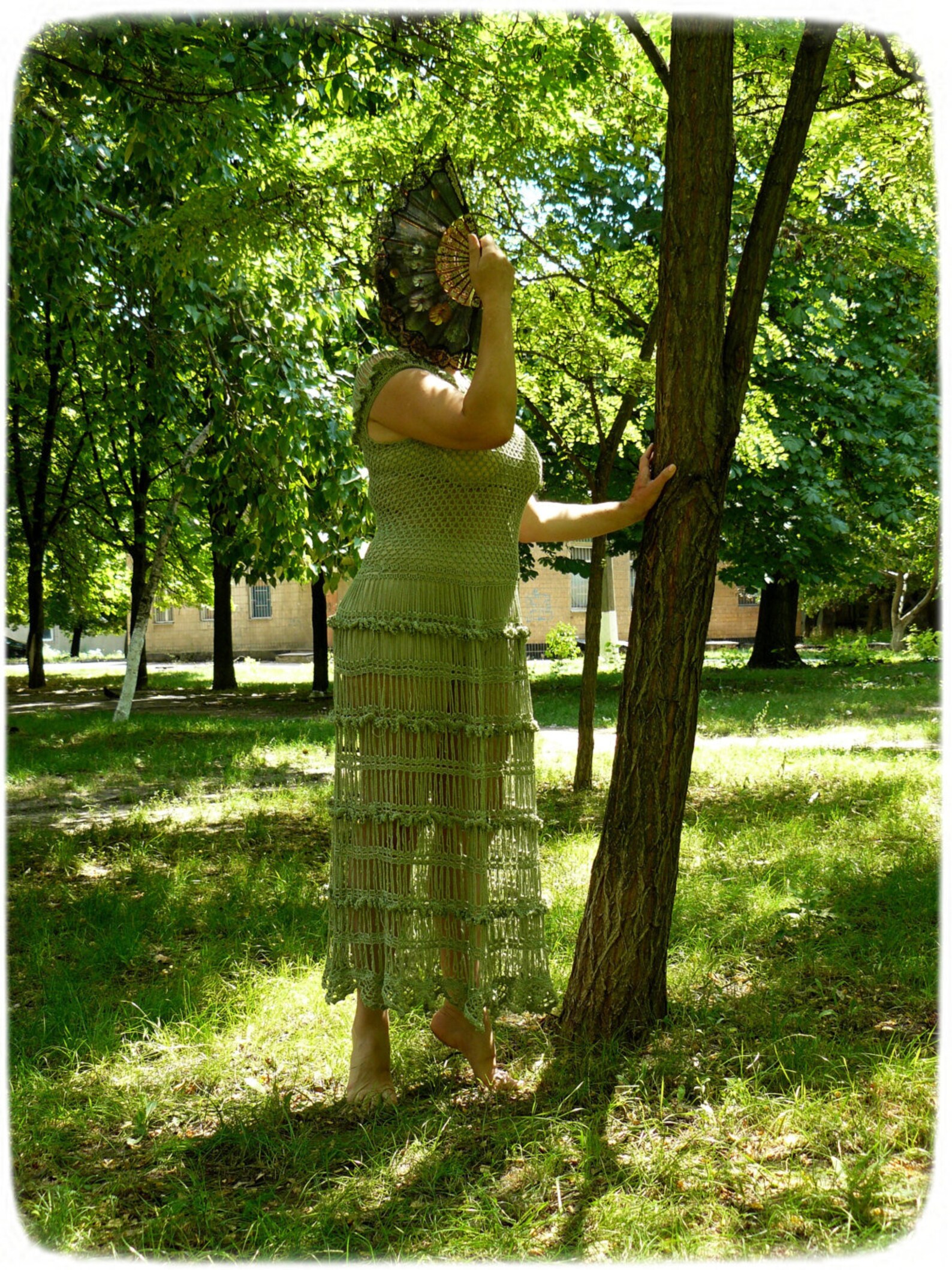 Sundress Elegant Knit Summer Dress Cotton Exclusive Openwork Summer ...