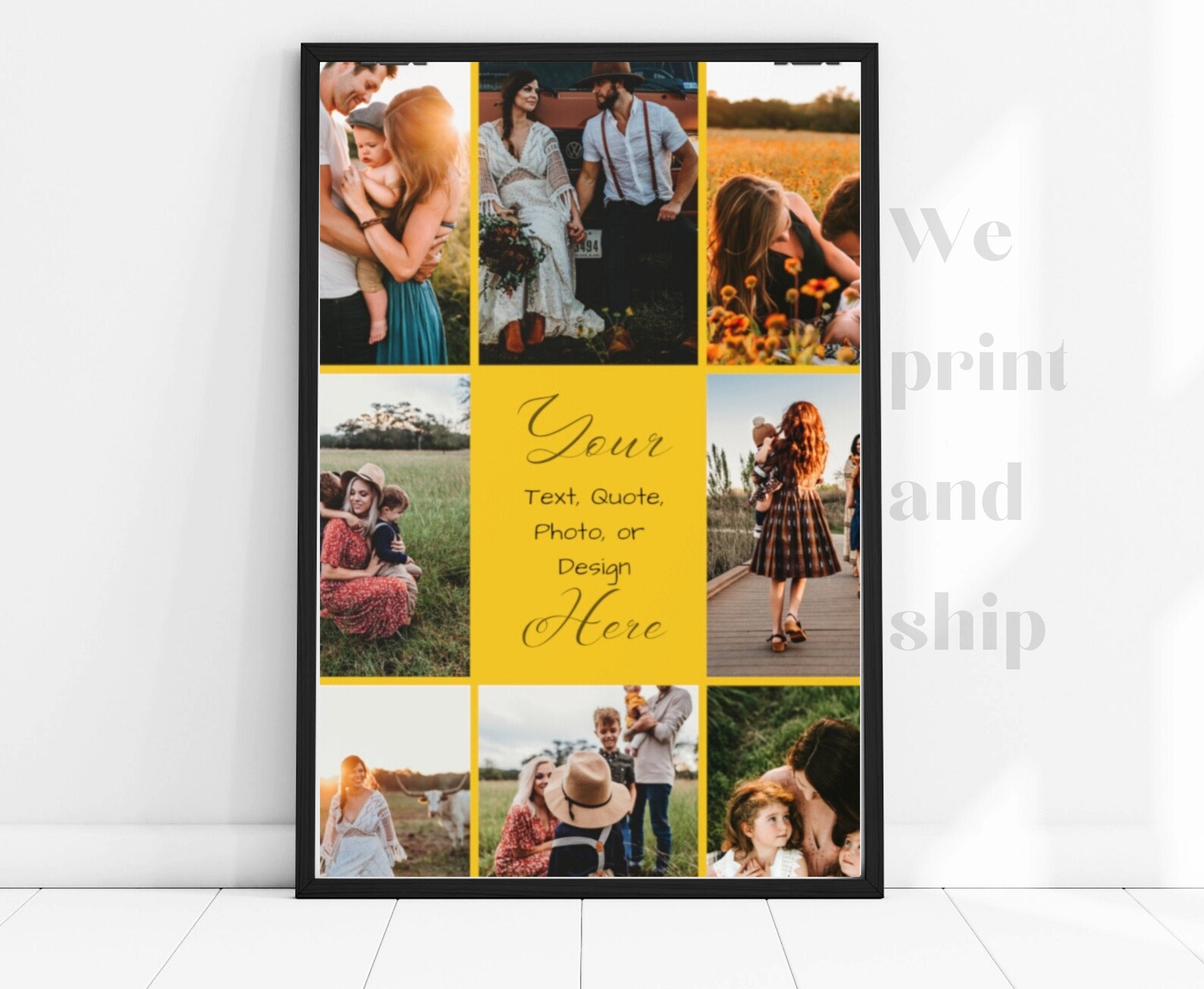 Custom Photo Poster Photo Collage Poster Personalized | Etsy