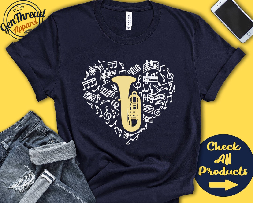 Bass Tuba Player Shirt | Tuba Gift | Tubaist | Orchestra | Marching ...