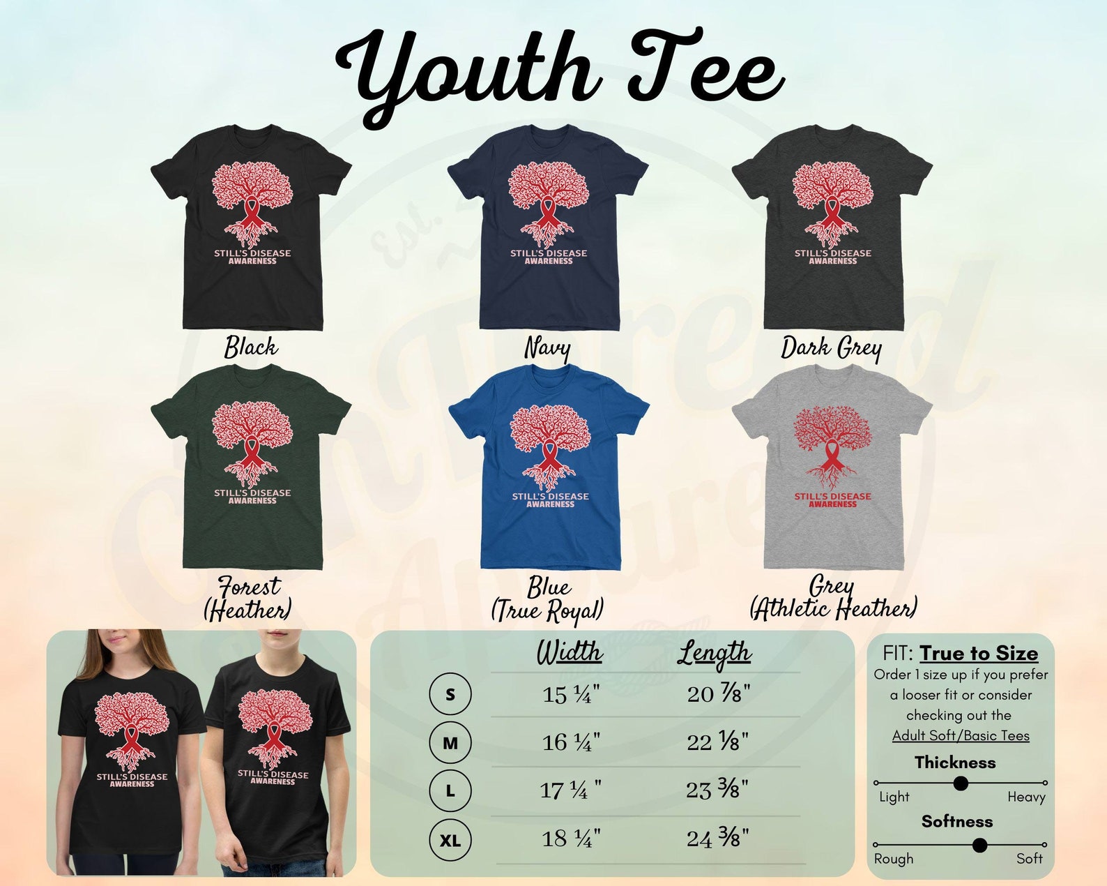 Stills Disease Shirt | Stills Disease Awareness | Tree of Life | Red ...