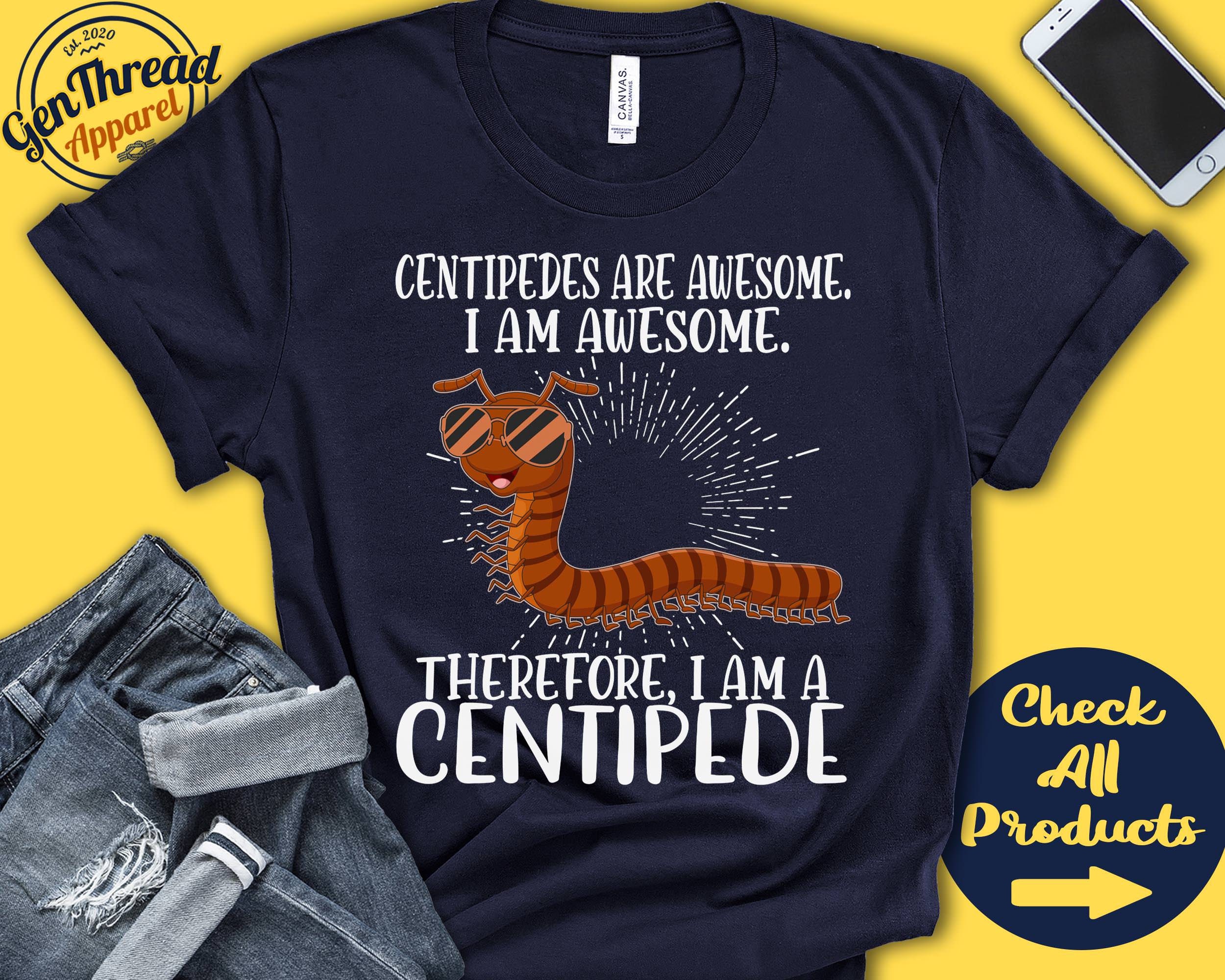 Centipede Shirt Centipede Lover Gift Zoologist - Etsy