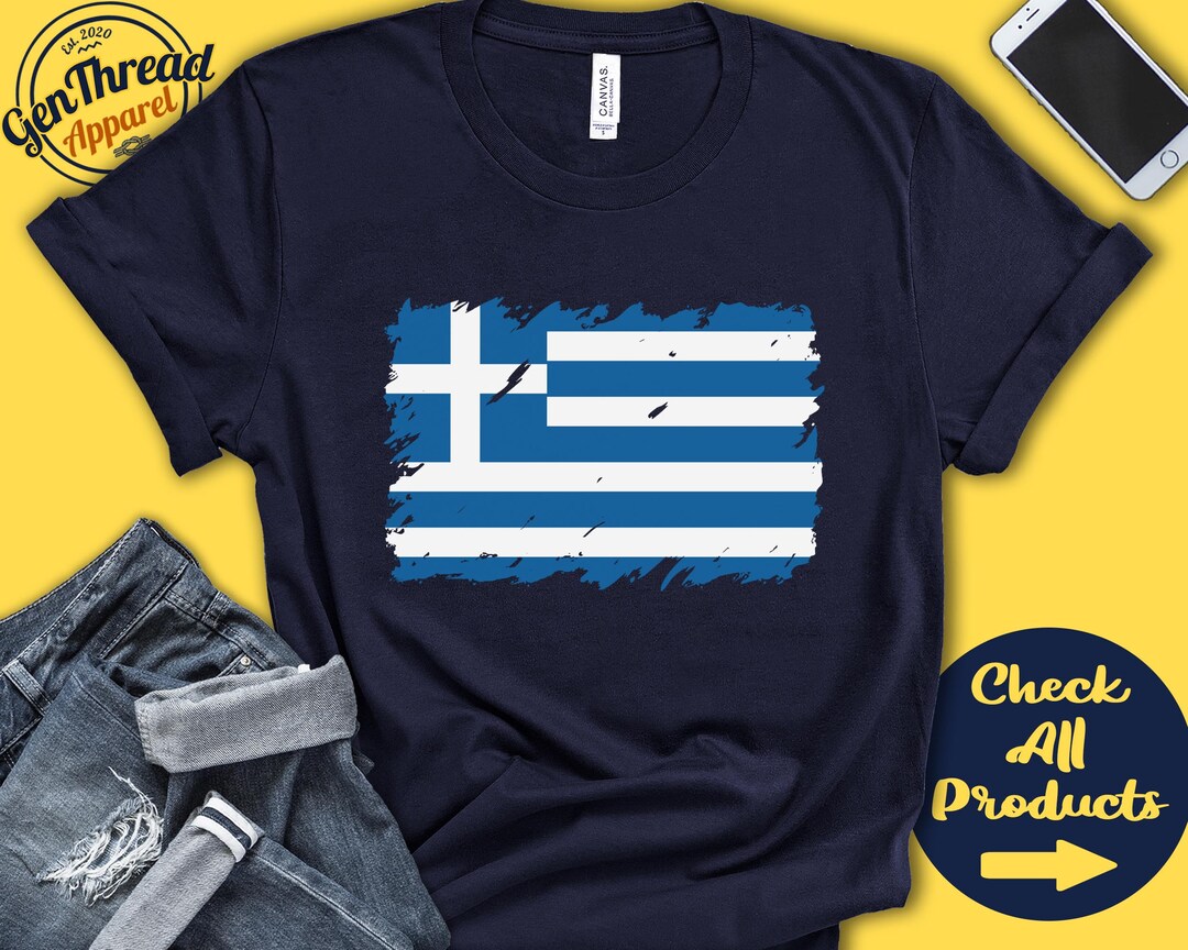 Greece Flag Shirt | Gift for Greek Gift | Proud Greek Pride | Greek ...