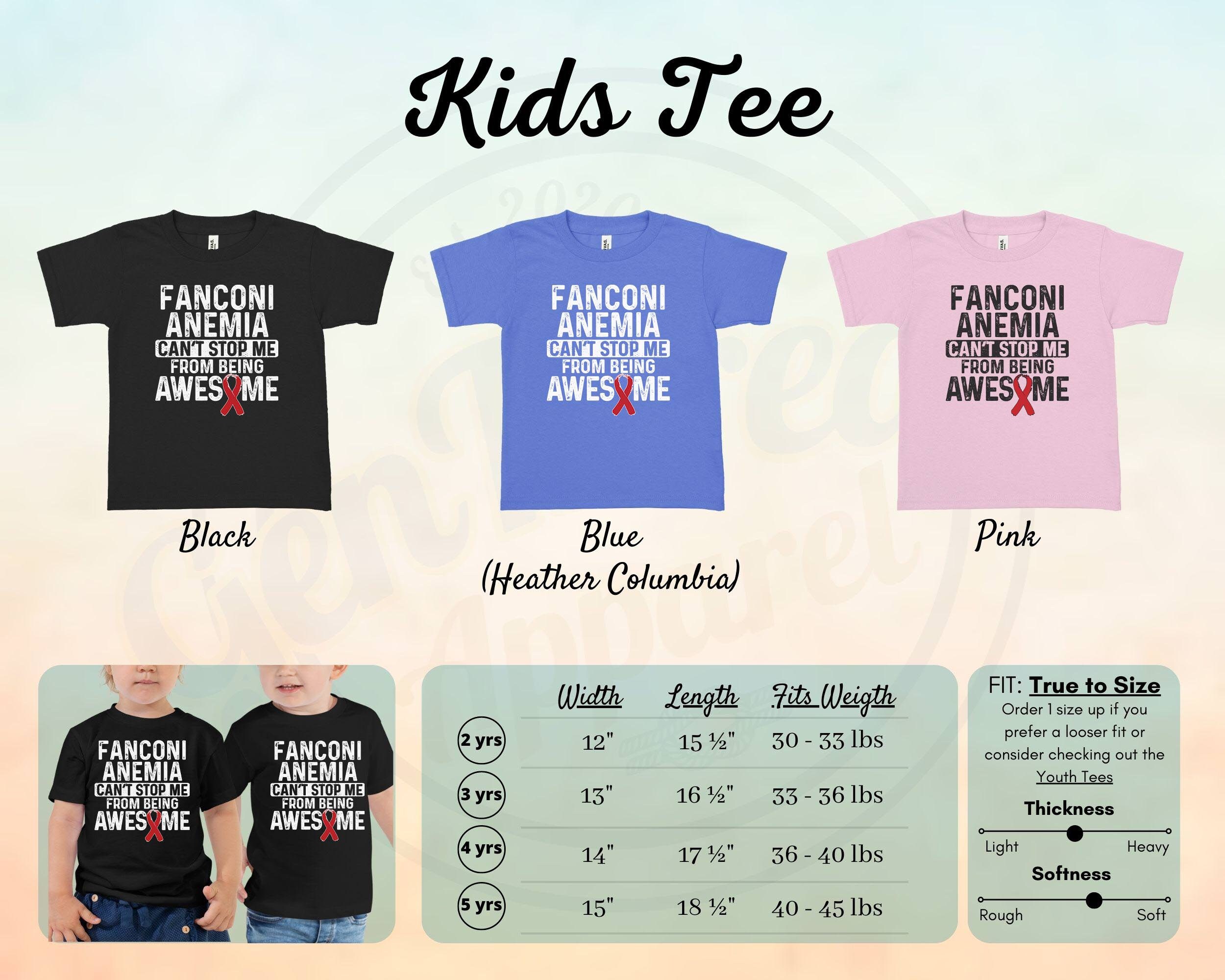 Fanconi Anemia Shirt | Fanconi Anemia Awareness | Red Ribbon | Fighter ...