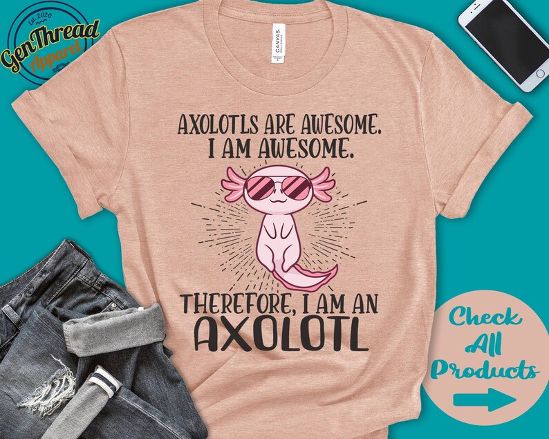 Axolotl Shirt Axolotl Lover Gift Zoo Zoologist - Etsy