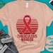 Tuberculosis Shirt Tuberculosis Awareness Red Ribbon Warrior Fighter ...