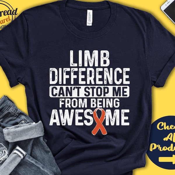 Limb Difference Awareness Shirt - Etsy